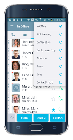 Secure Web Admin | Voicemail-to-Email | Presence Settings | Auto Attendants